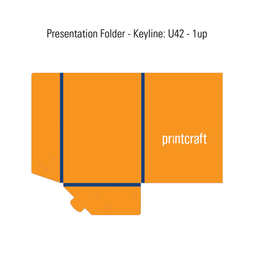 Presentation Folder (Interlocking) - 1up - U42 | Printcraft