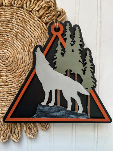Wolf (Unfinished DIY Creative Kit) | Country Roads Rustic Decor