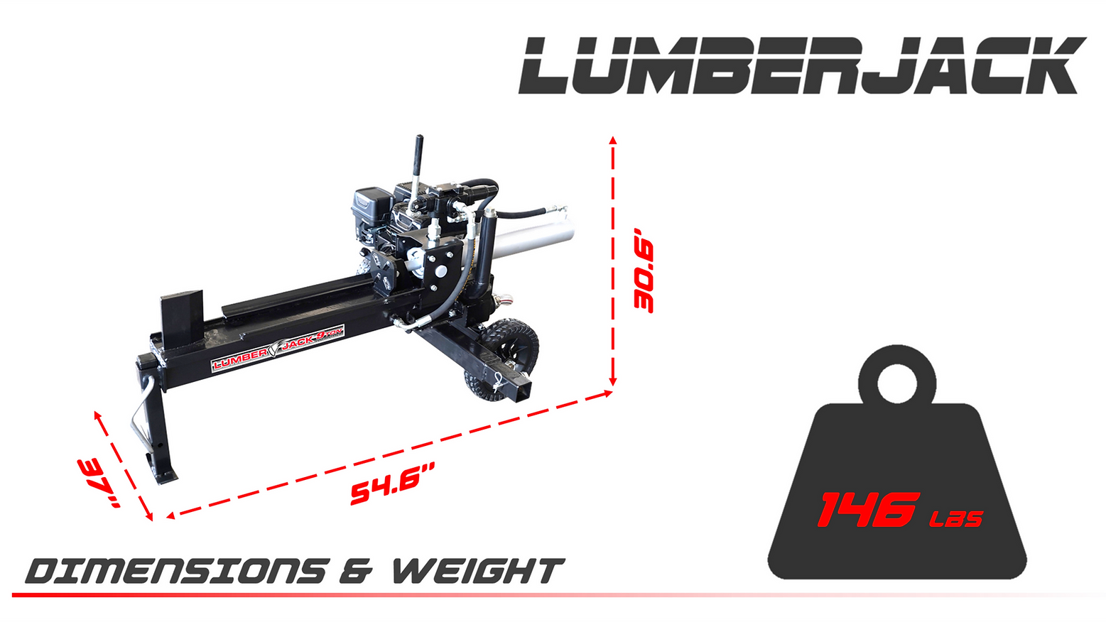 LUMBERJACK 9 Ton Log Splitter