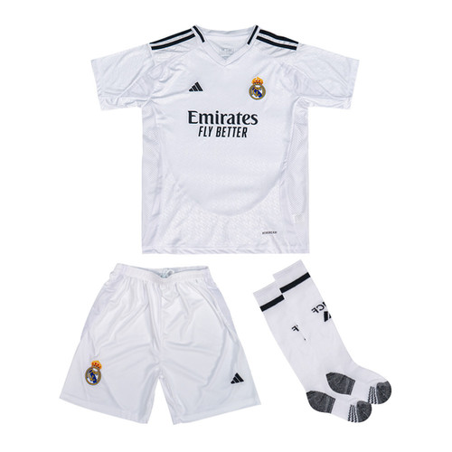 Mini Kit Real Madrid Domicile 2024/2025 Blanc Junior | Be Foot