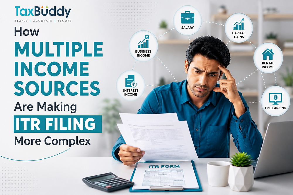 How Multiple Income Sources Are Making ITR Filing More Complex