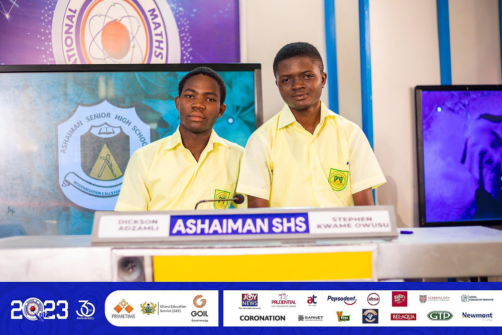 NSMQ 2023: Ashaiman SHS Strikes Gold, Securing a Ten-Mark Lead.