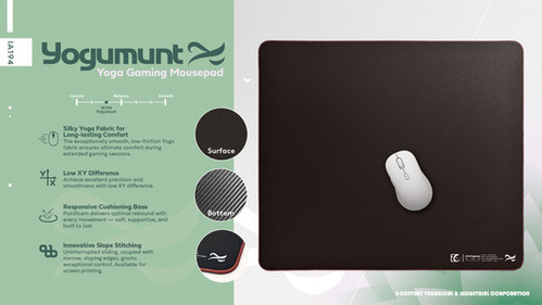 IA194︱Yogumunt Yoga Gaming Mouse Pad | E-Century 圓凱科技