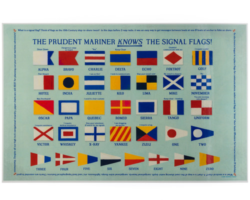 Signal Flag Placemat | Battleship Cove
