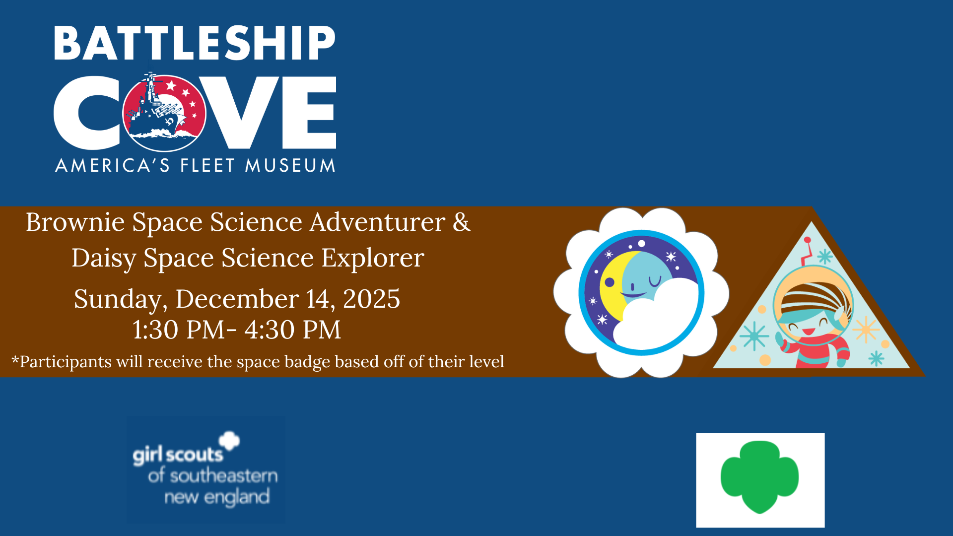 Brownie Space Science Adventurer/ Daisy Space Science Explorer ...