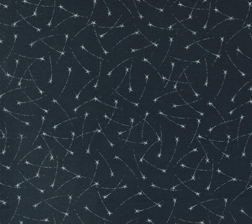 Moda Fabrics- Starry Sky- Stellar Novelty Stars - Midnight