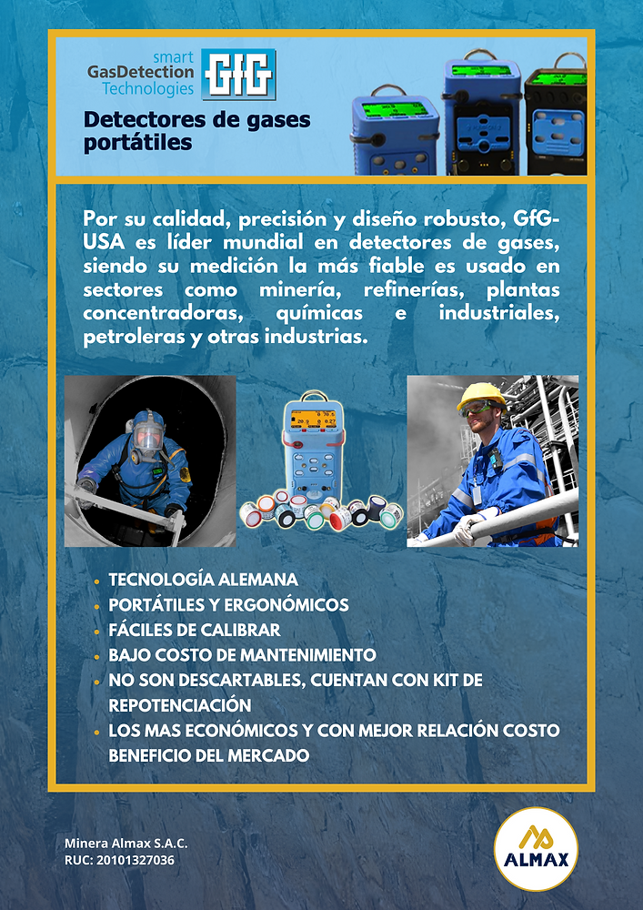 GFG - Detectores de Gases Portátiles