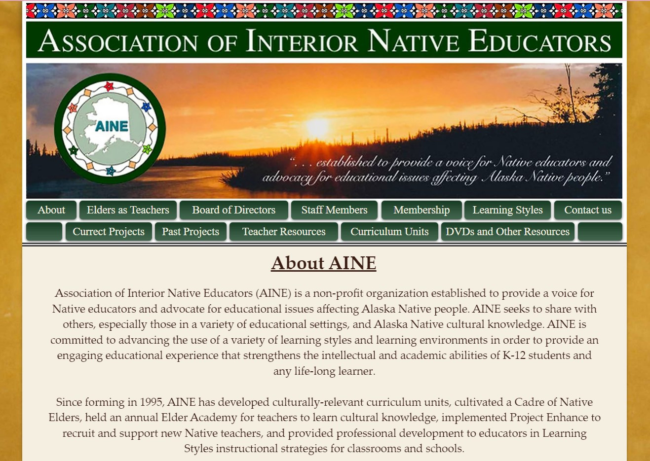 Association of Interior Native Educators