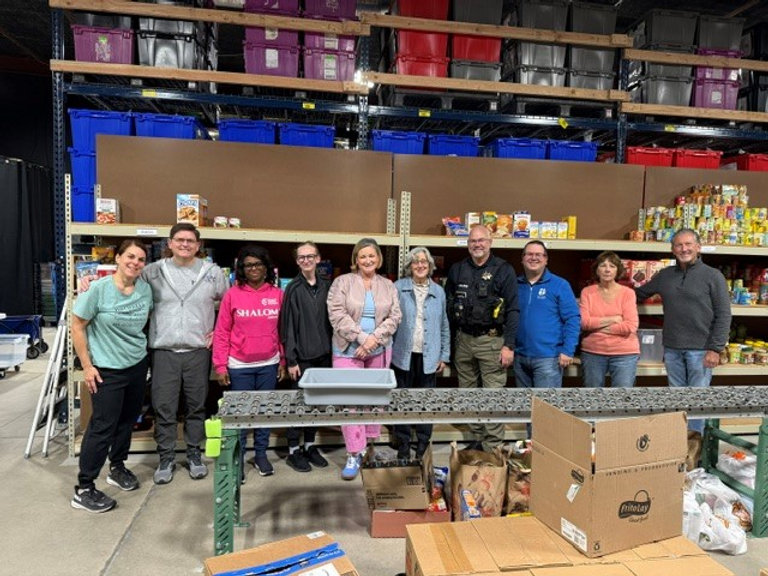 Community Comes Together to Pack Holiday Food Boxes