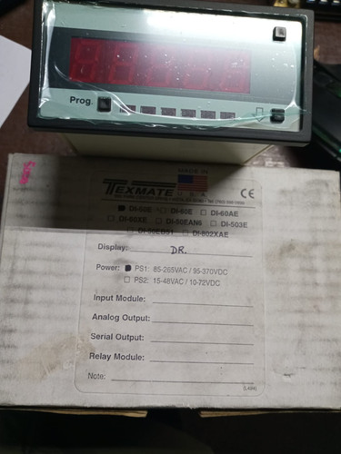 Medidor De Panel Digital Di-50e Texmate | ABASTECEDORA JG