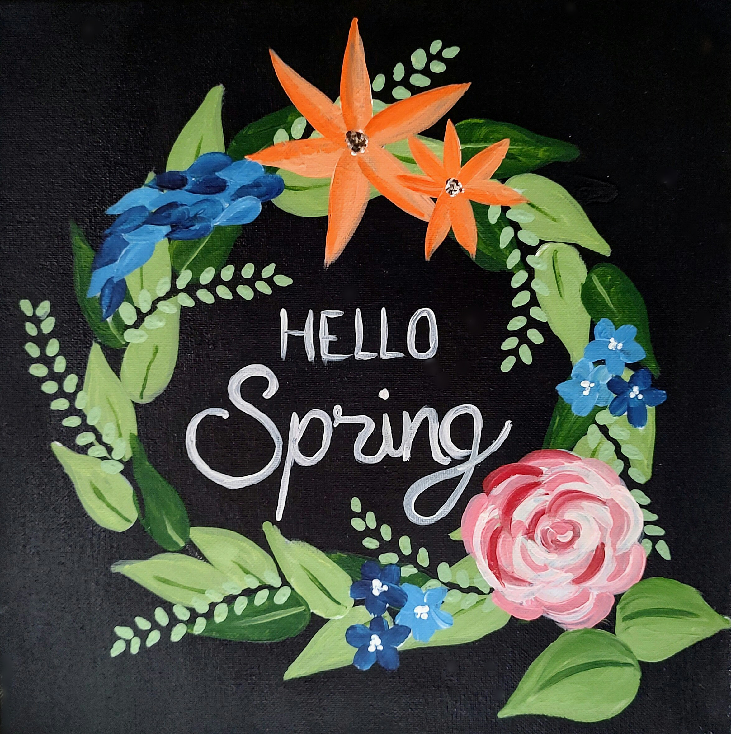"Welcome Spring" Paint Night | The Paint Place