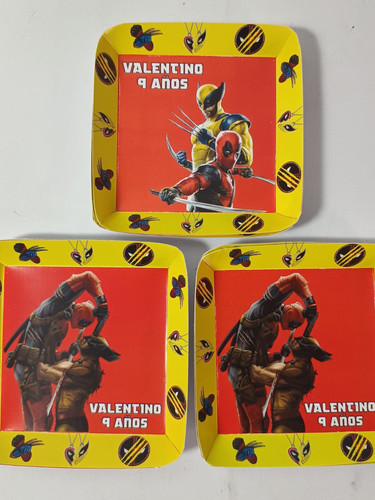 Plato x 12 Deadpool Wolverine | kalydesign