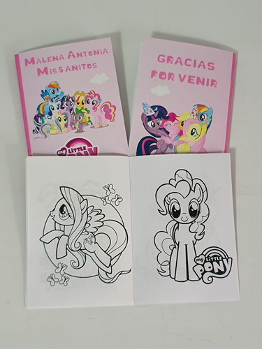 Librito para colorear x 10 My little pony | kalydesign