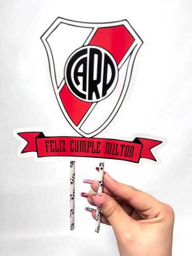 Topper torta River Plate | kalydesign