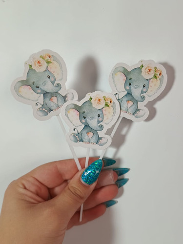 Topper cupcakes Elegantito x 12 | kalydesign