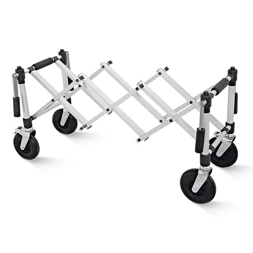 Z501F / Z503 | Carro Mortuorio en Plateado Plegable con Asas Spencer | GMMC