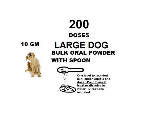 BULK POWDER 10gms. ORAL LRG DOG WITH 57MG. MINI-SPOON - 10gms ...