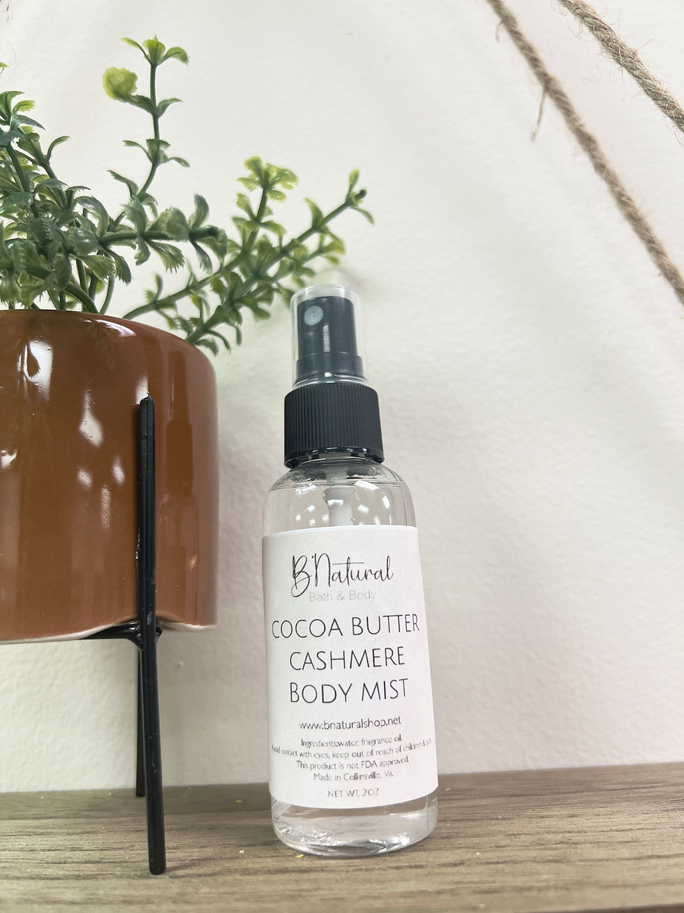 Cocoa Butter Cashmere Body Mist | B’Natural