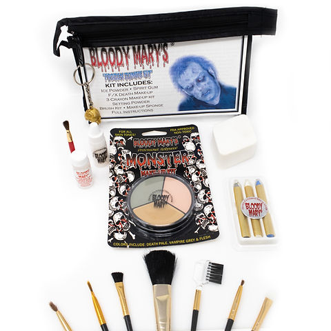 frozen makeup brushes