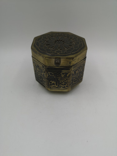 Octagon Brass box | silkroad