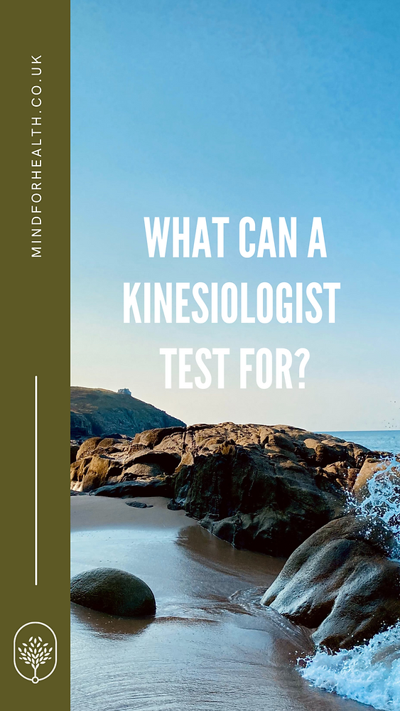 What can a Kinesiologist test for?