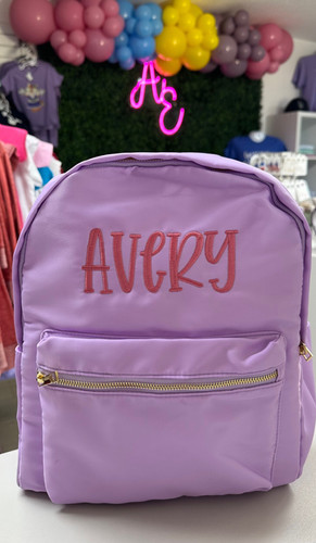 Backpack with Name | Athletic Embroidery