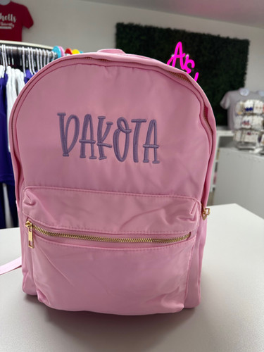 Backpack with Name | Athletic Embroidery