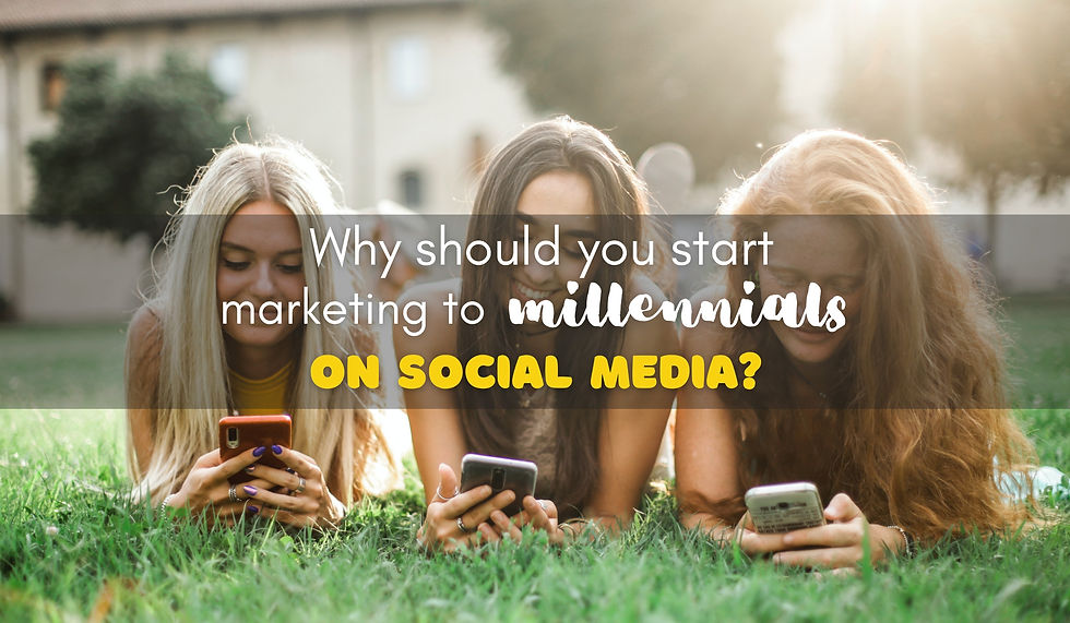 MILLENNIALS AND SOCIAL MEDIA PART 1: Why You Should Be Marketing to ...