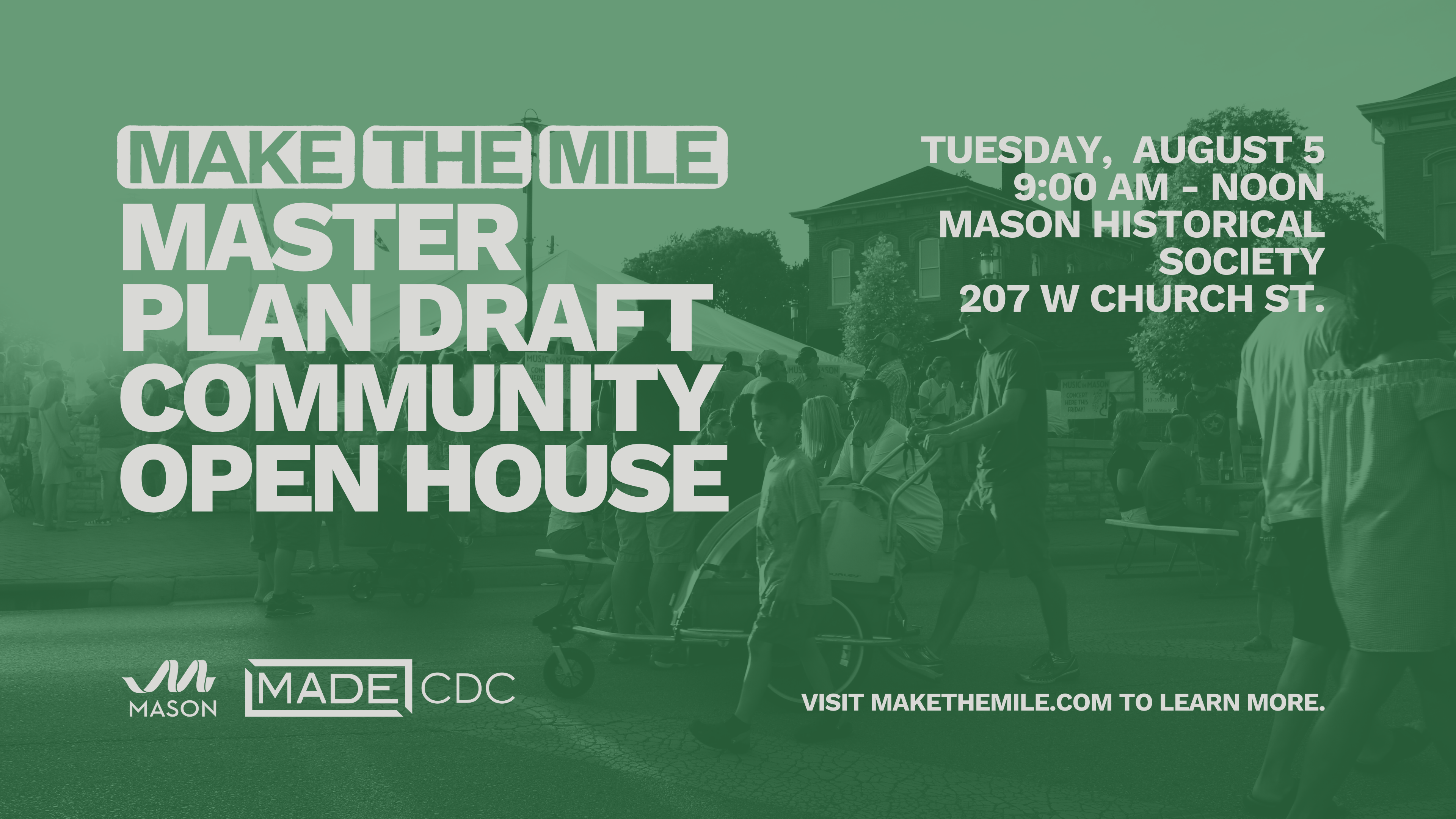 Make the Mile Master Plan Draft Community Open House | MADE CDC