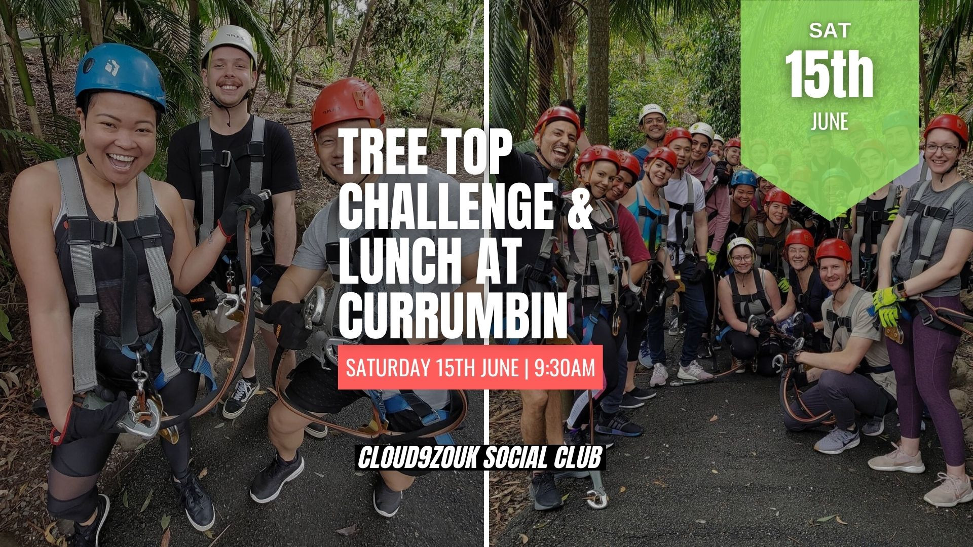 Tree top Challenge at Currumbin 🥳🌴🌲🌻 | Cloud 9 Zouk