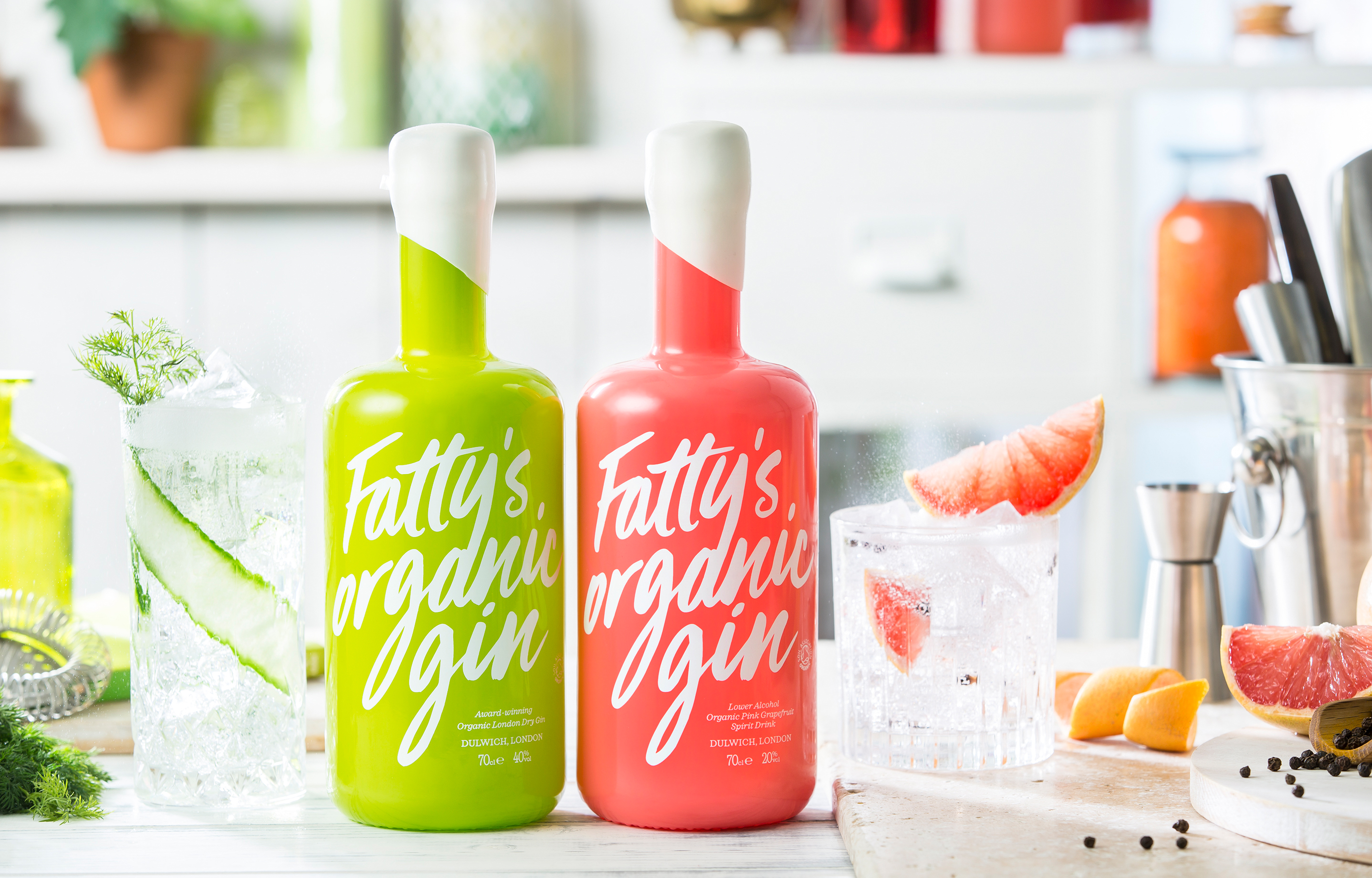 Fatty's Organic Gin - Feel good about what you drink.