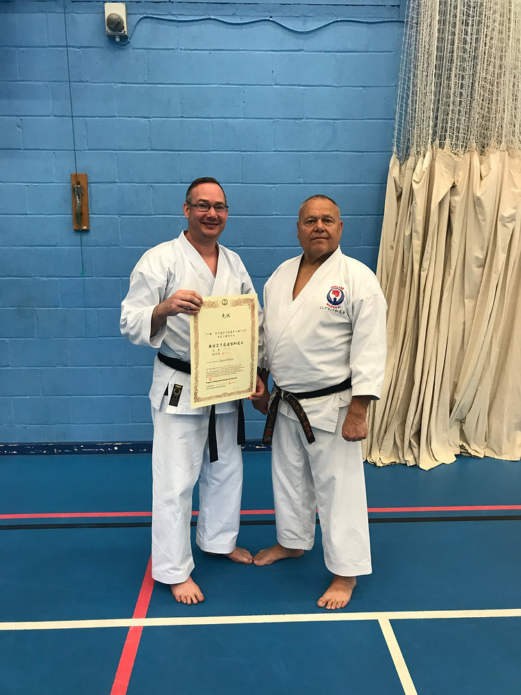 Sensei Jason grades to 3rd Dan