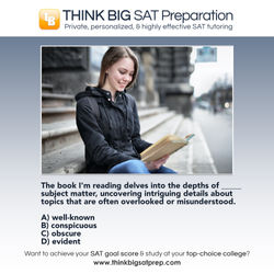 Think Big SAT Test Preparation and Tutoring