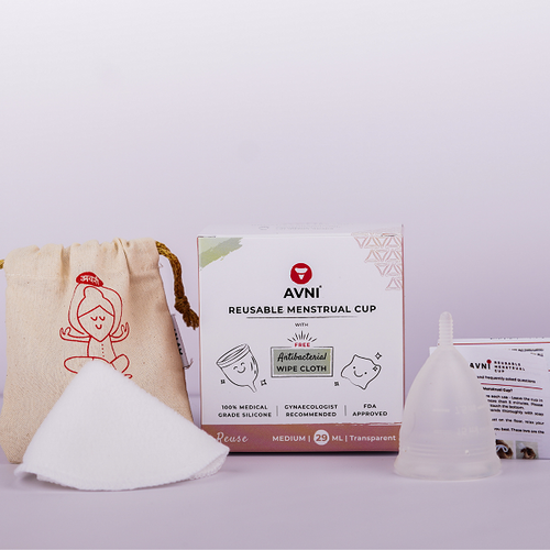 Reusable Menstrual Cup by Avni | The Pink Box