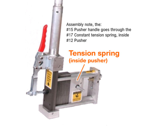 (17) Constant tension spring | Staple Wasp