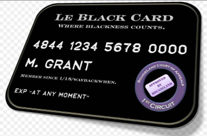 THE REAL “BLACK CARD” STANDARD