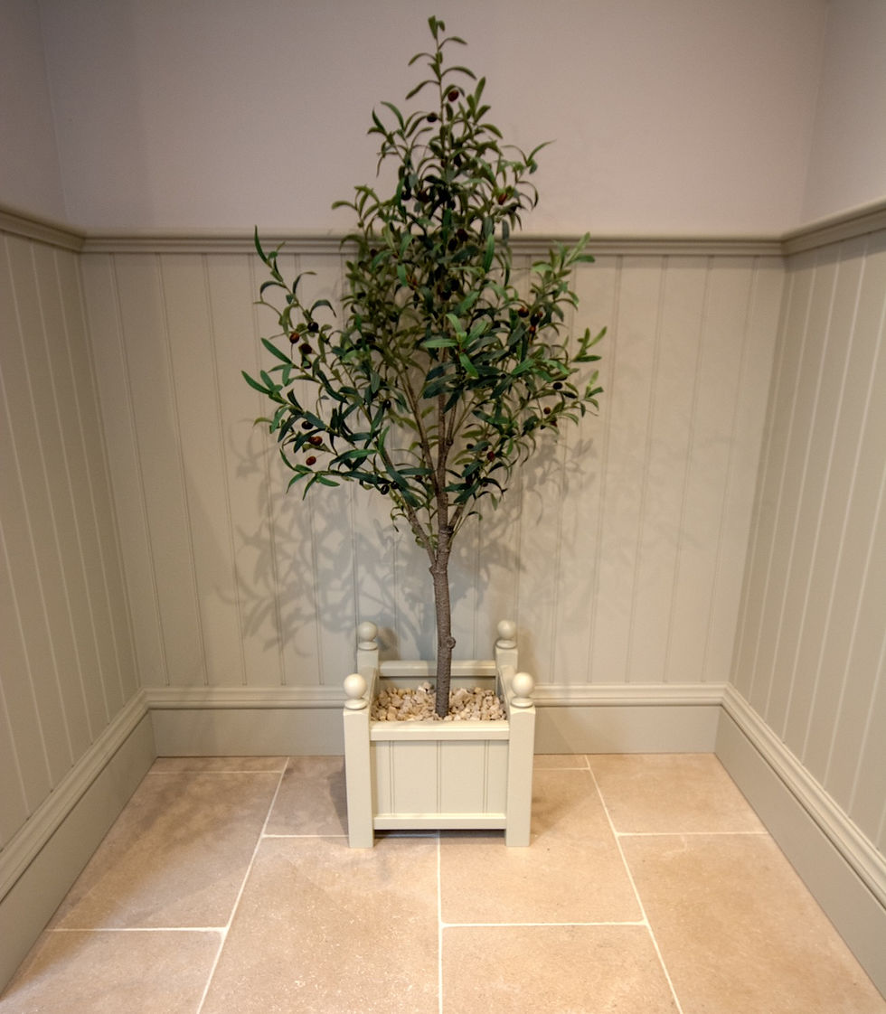 Willow Tree Interiors | Indoor Planter | Box Planter | Painted Planter