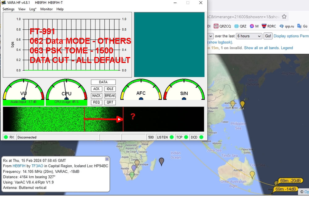 FT-991 - Waterfall cut... | VarAC