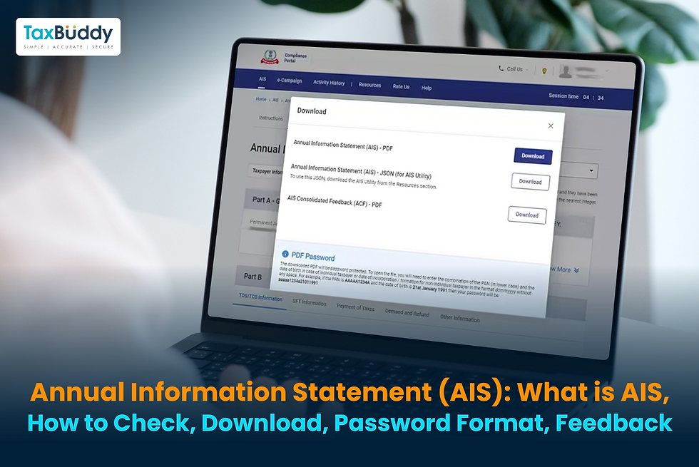 Annual Information Statement (AIS): Access, Download, Errors