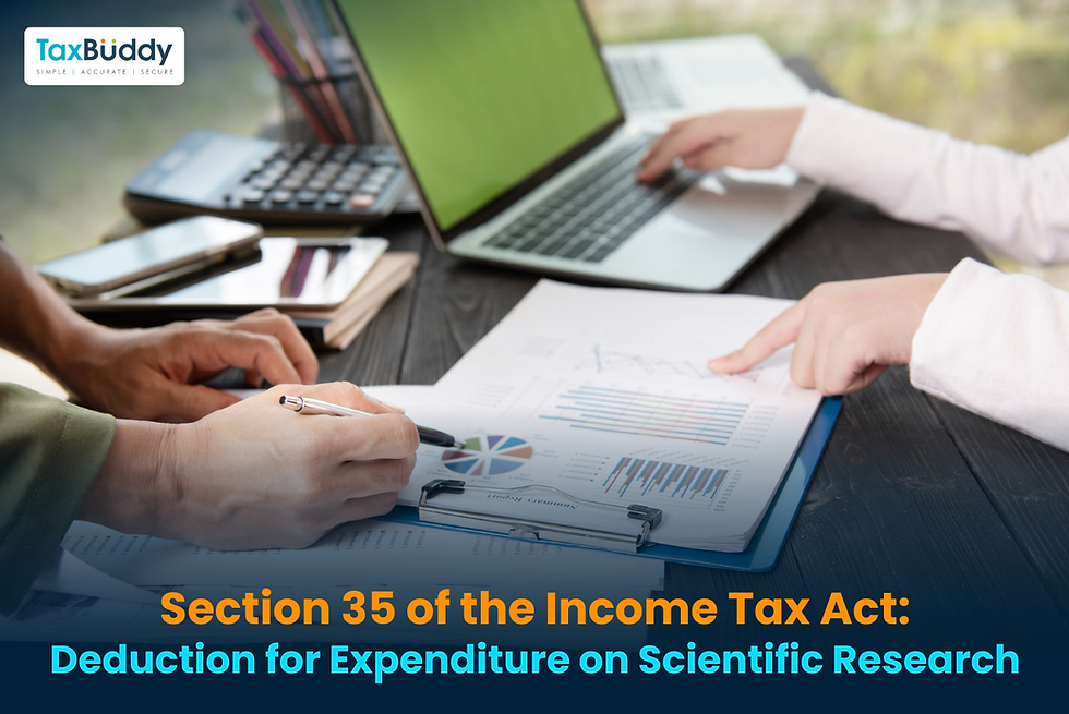 Section 35 of Income Tax Act for Scientific Research Deductions