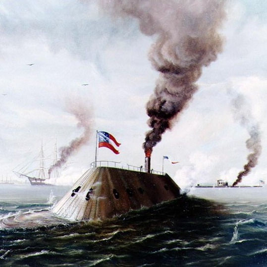 The First Ironclad Battle – The USS Monitor and the CSS Virginia, 9th ...