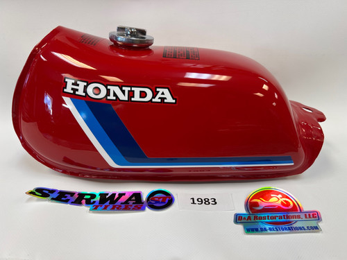 1983 Honda ATC70 Serwa reproduction fuel tank | D and A Restorations