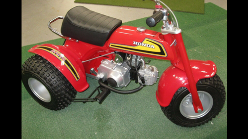 1974 Red Honda ATC70 K1 Fenders | D and A Restorations