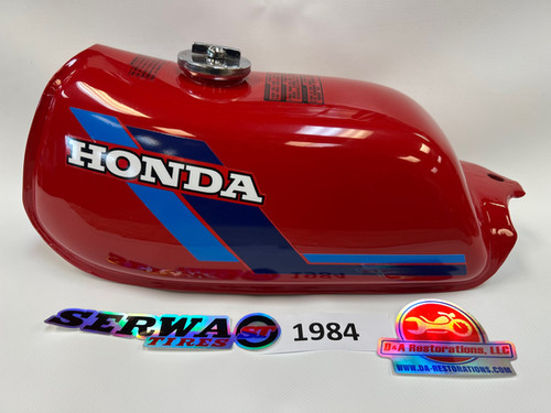 1984 Honda ATC70 Serwa reproduction fuel tank | D and A Restorations