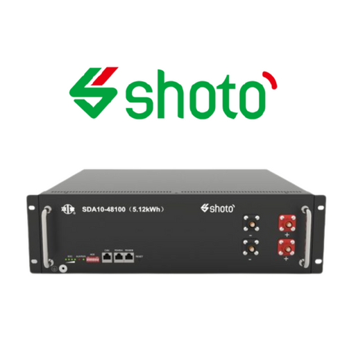 Shoto Pro - Battery Lithium Ion 48V 100A - Wall Mount/Stackable - 5 ...