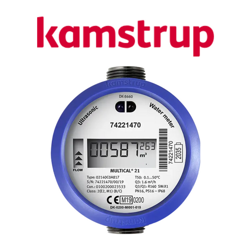 Kamstrup Multical 21 1" Threaded 2.5 m³/h DAILY READINGS | UtilityPal