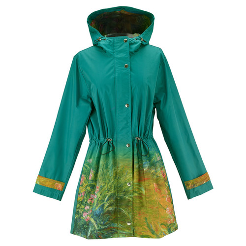 Irises by Monet Raincoat | galleria-enterprises
