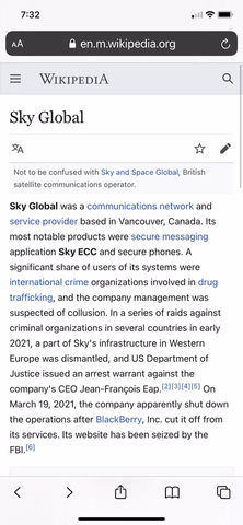 Sky ECC Encryption. Is the Sky ECC encryption being hacked?