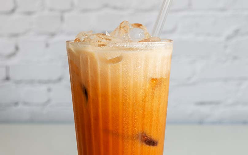 Thai Tea Crema Shake | LEAMAXX BUBBLE TEA