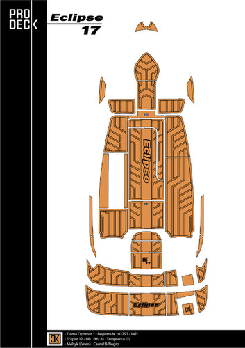 Arcoiris - Eclipse 17 Dentro de borda - Con butacas + planchada extentida | Prodeck